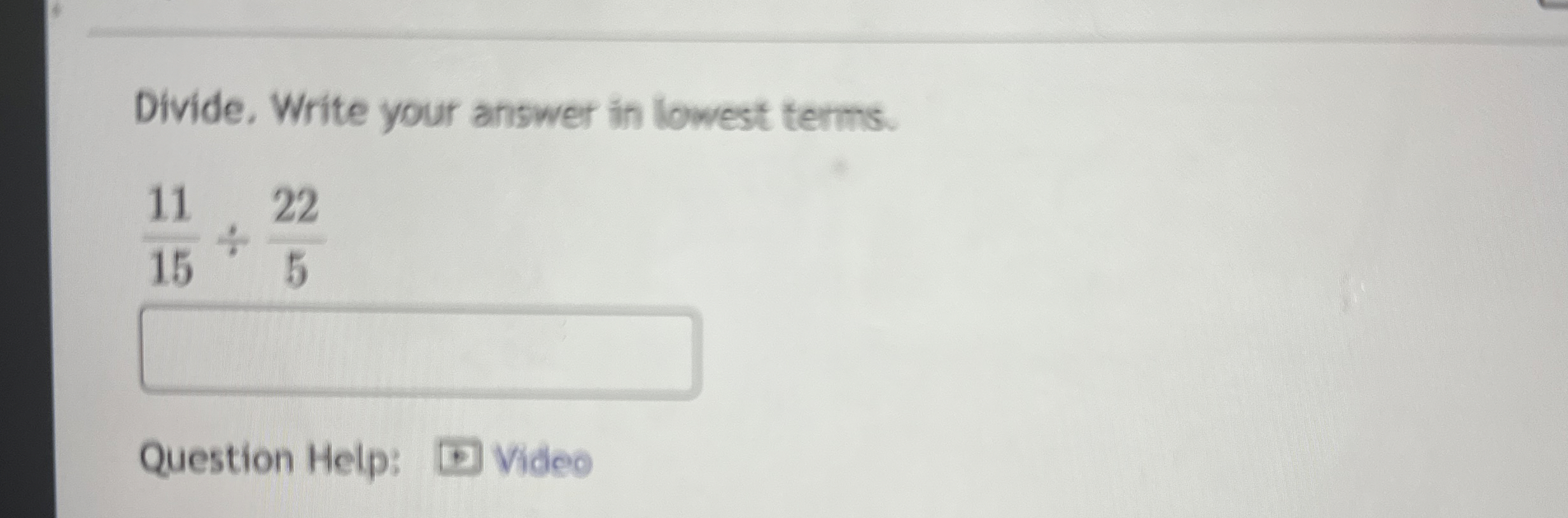 Solved Divide. Write your answer in lowest | Chegg.com