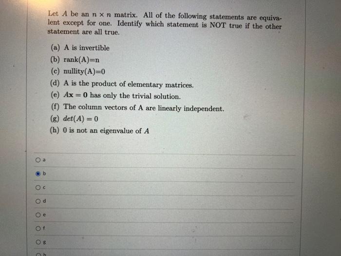 Solved Determine if the space described below is a subspace | Chegg.com