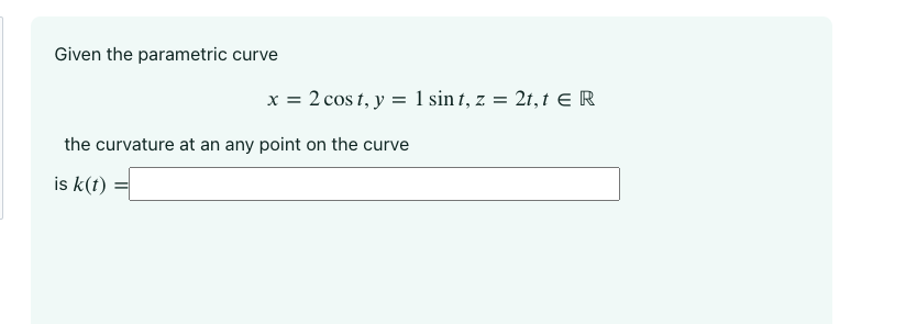 Solved Given the parametric | Chegg.com