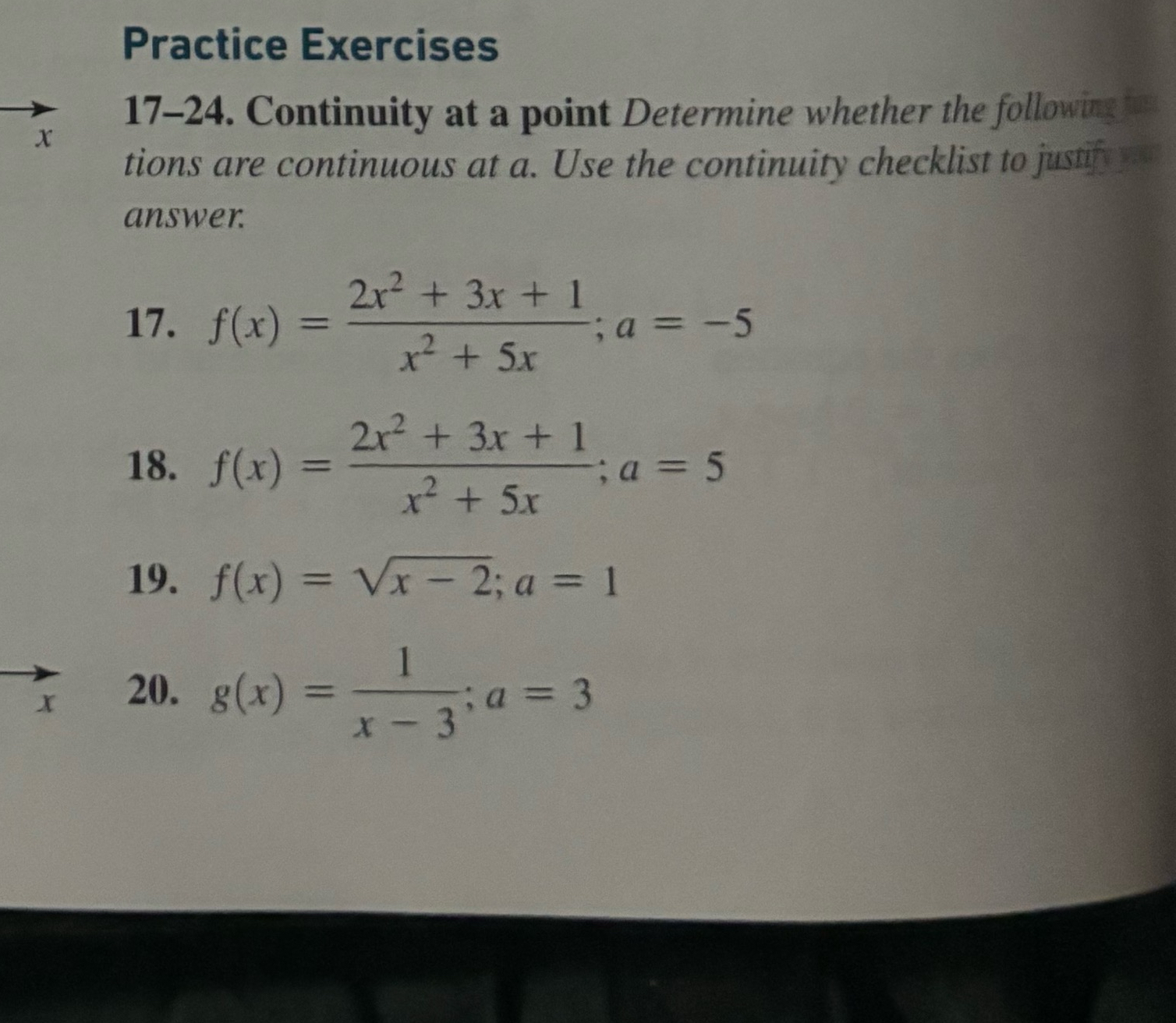 Solved . f(x)=x-22;a=1Practice Exercises Just #1917-24. | Chegg.com