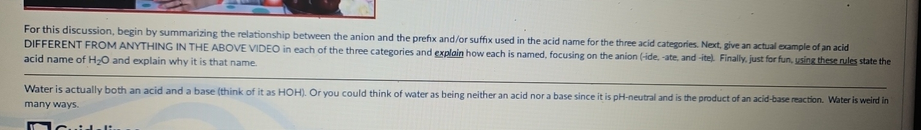 Solved For this discussion, begin by summarizing the | Chegg.com