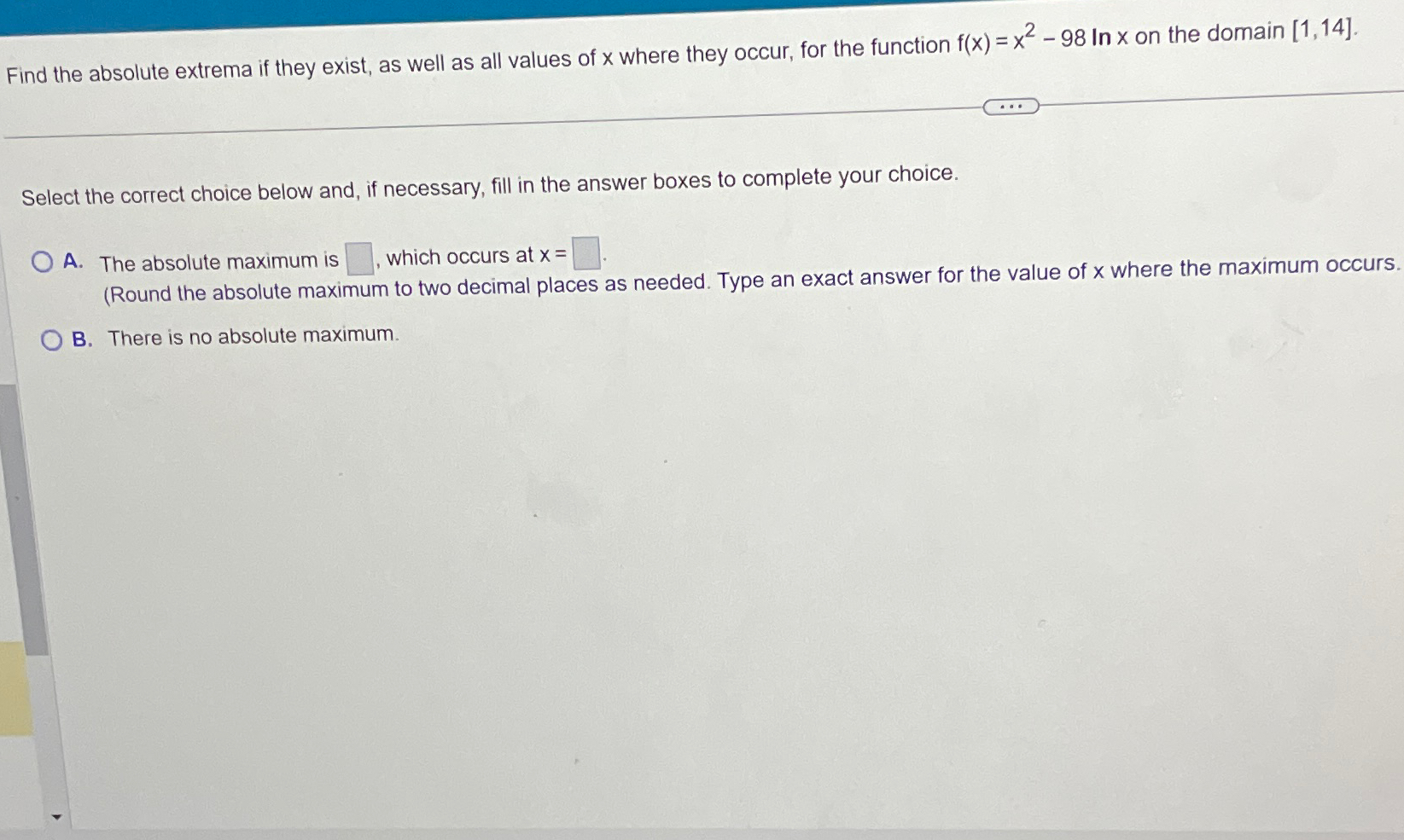 Solved Find the absolute extrema if they exist, as well as | Chegg.com