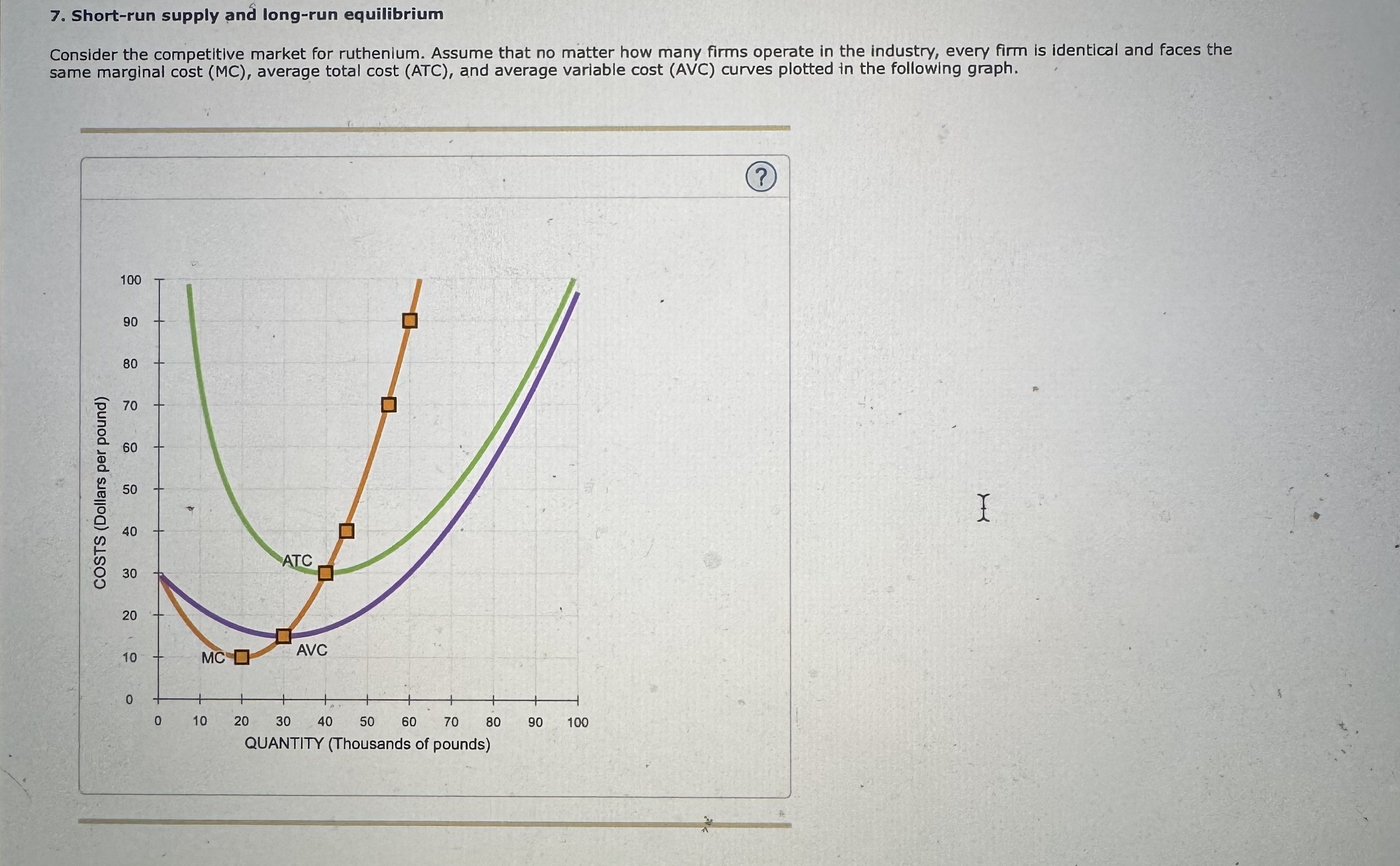 Solved Short-run supply and long-run equilibriumConsider the | Chegg.com