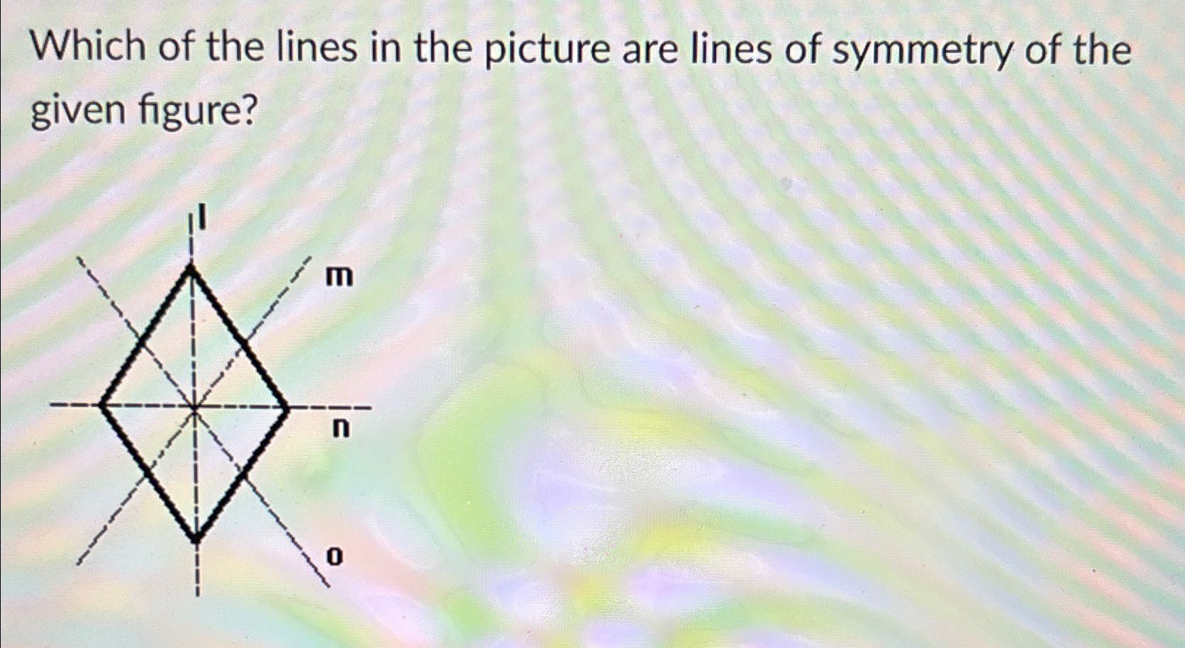 Solved Which of the lines in the picture are lines of | Chegg.com