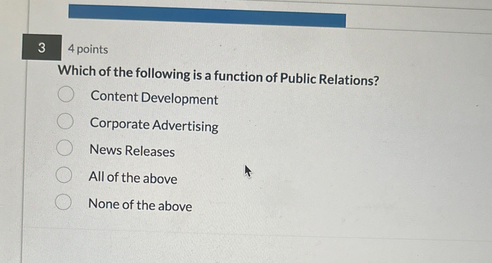 Solved 34 ﻿pointsWhich of the following is a function of | Chegg.com