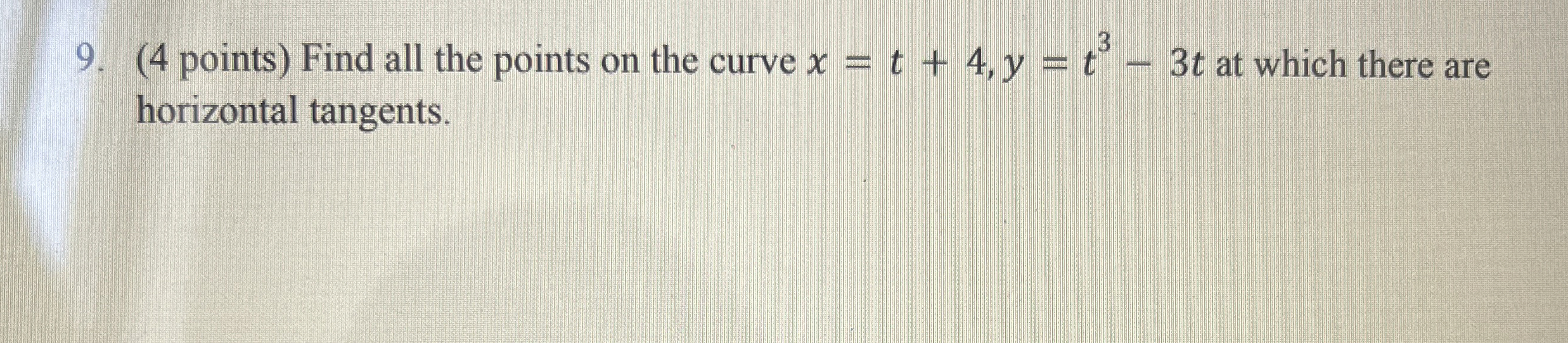 Solved (4 ﻿points) ﻿Find all the points on the curve | Chegg.com