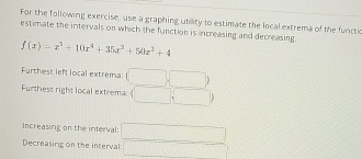 Solved For the following exercise. use a graphing ublicy to | Chegg.com