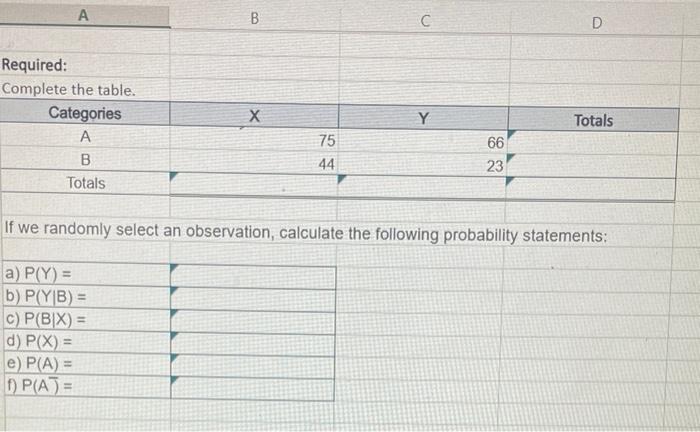 Solved If we randomly select an observation, calculate the | Chegg.com