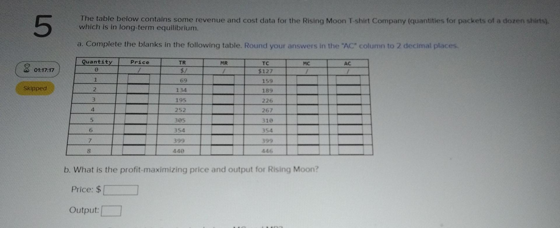 Solved \r\n\r\n\r\n\r\n\r\n\r\nThe table below is the demand | Chegg.com