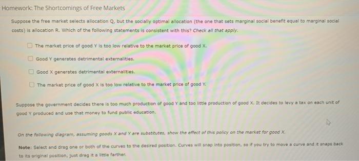 Solved 5. Externalities and efficient resource allocation | Chegg.com