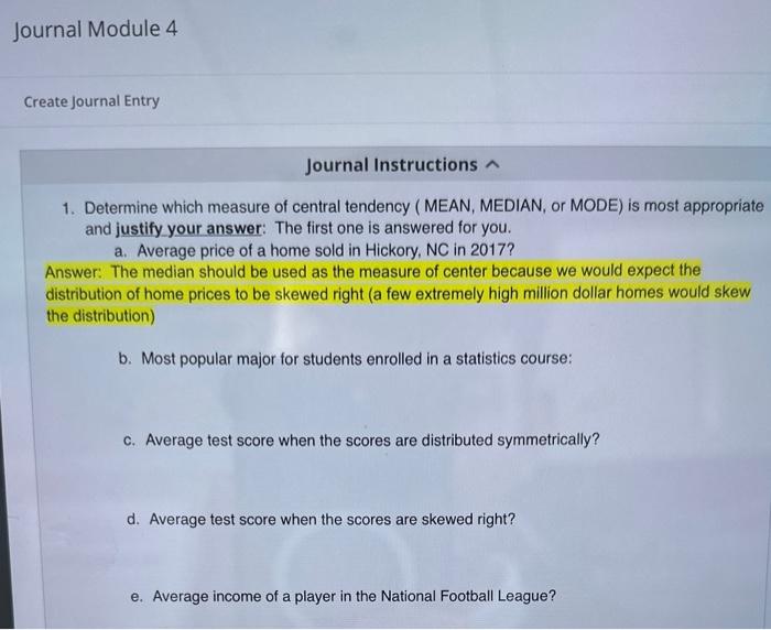 Solved Journal Module 4 Create Journal Entry Journal | Chegg.com