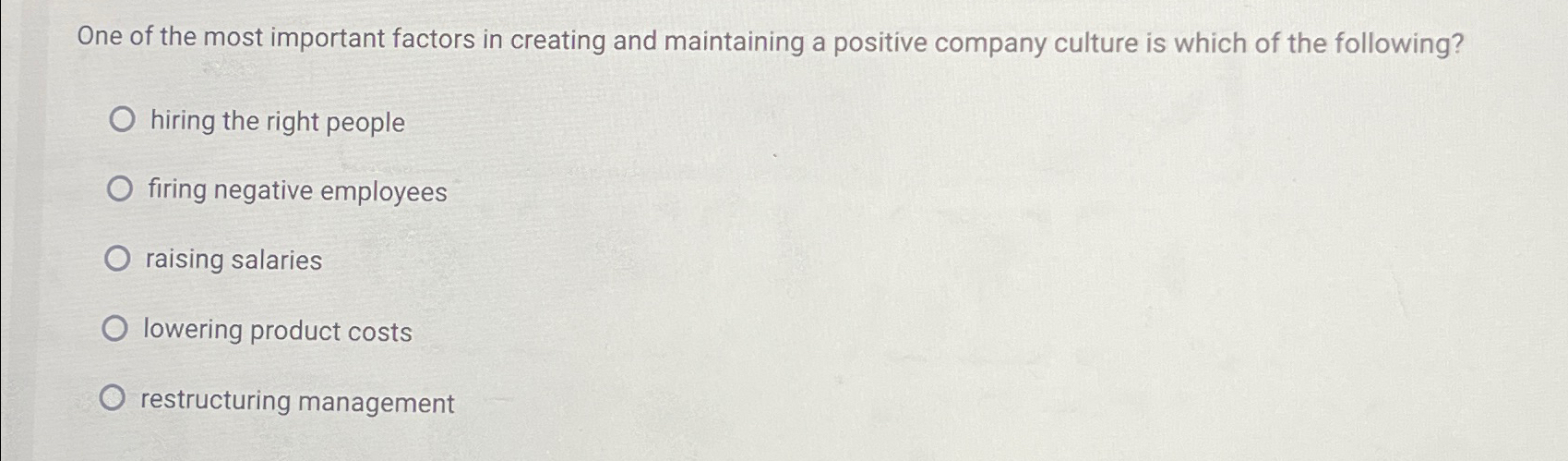 Solved One of the most important factors in creating and | Chegg.com