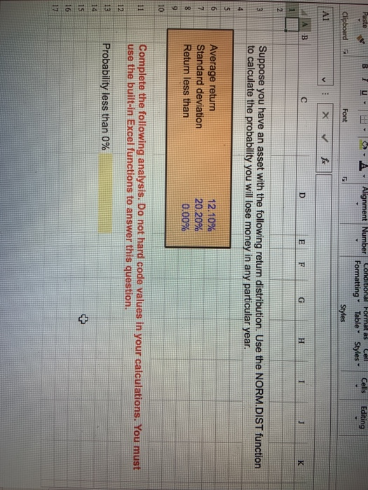 Solved Paste C Alignment Number Cells Editing Conditional | Chegg.com