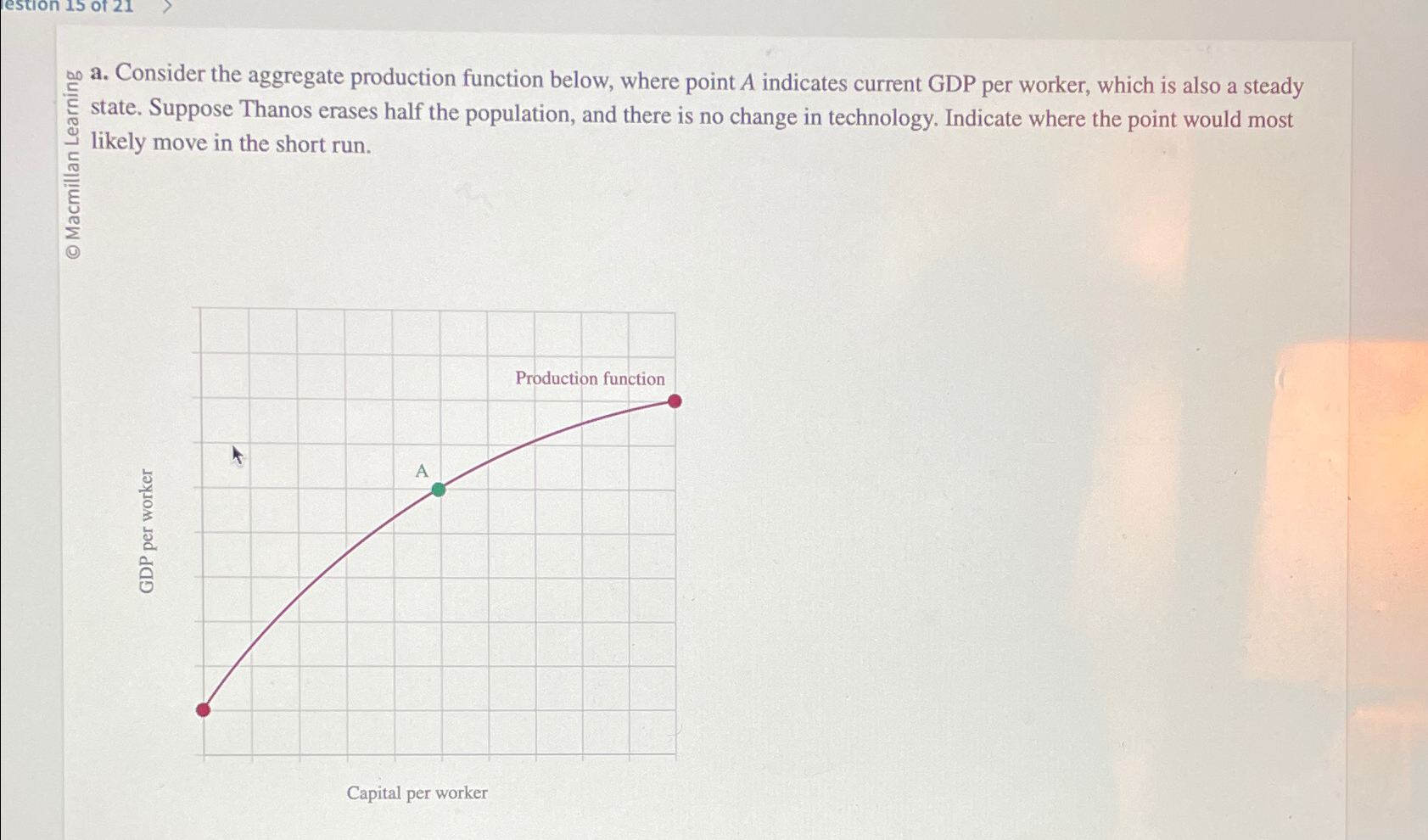 Solved no Consider the aggregate production function below, | Chegg.com