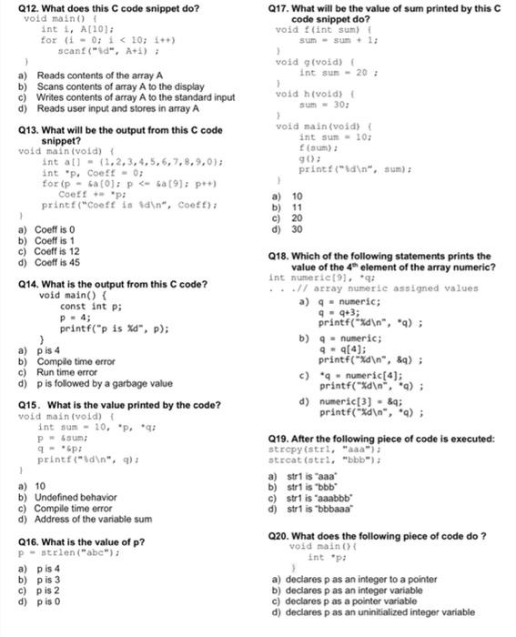 Solved Q1. Select the correct instruction for creating an | Chegg.com