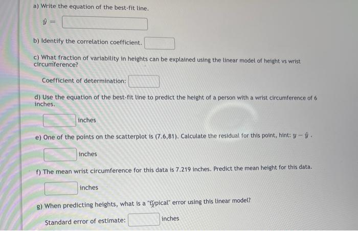 Solved Body frame size is determined by a person's wrist | Chegg.com