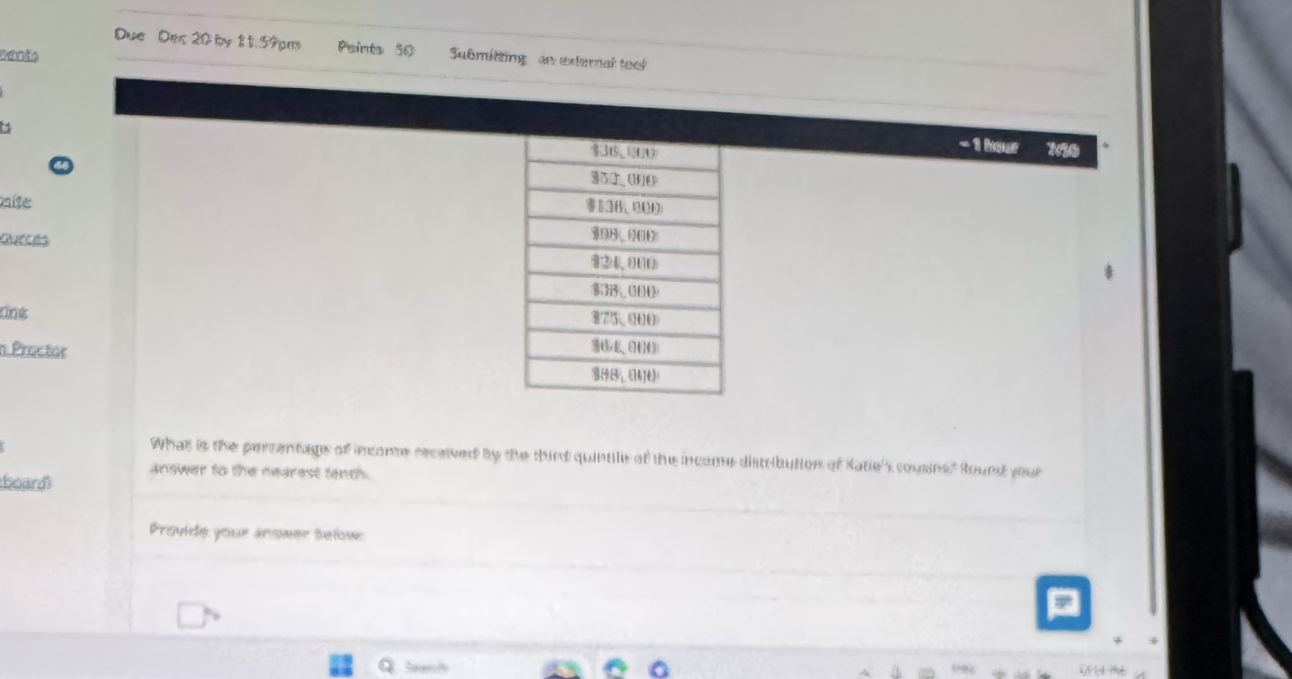 Solved entsPoints 50Submitting an external tool1750(4)all | Chegg.com