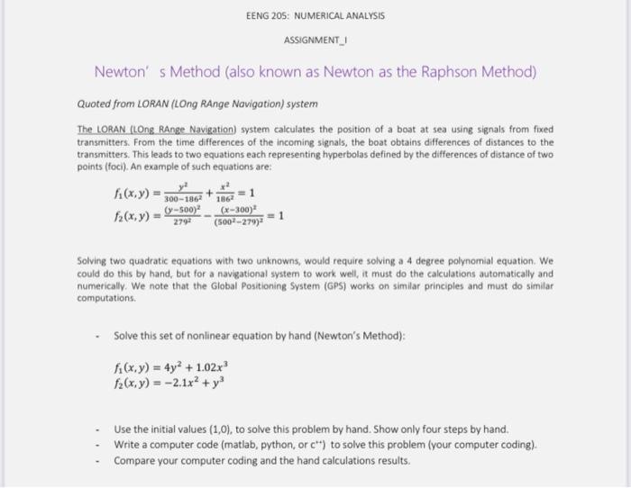 Solved Newton' s Method (also known as Newton as the Raphson | Chegg.com