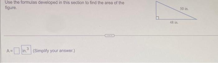 Solved Use the formulas developed in this section to find | Chegg.com