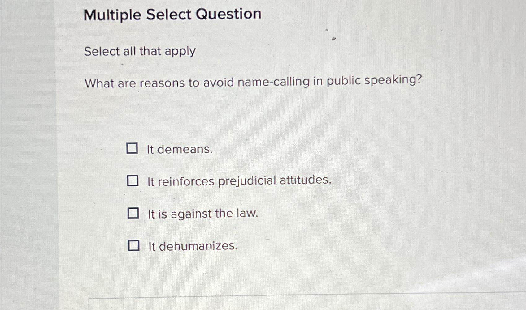 Solved Multiple Select QuestionSelect all that applyWhat are | Chegg.com