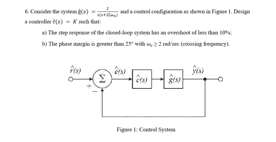 Solved How to solve the control problem using MATLAB? | Chegg.com