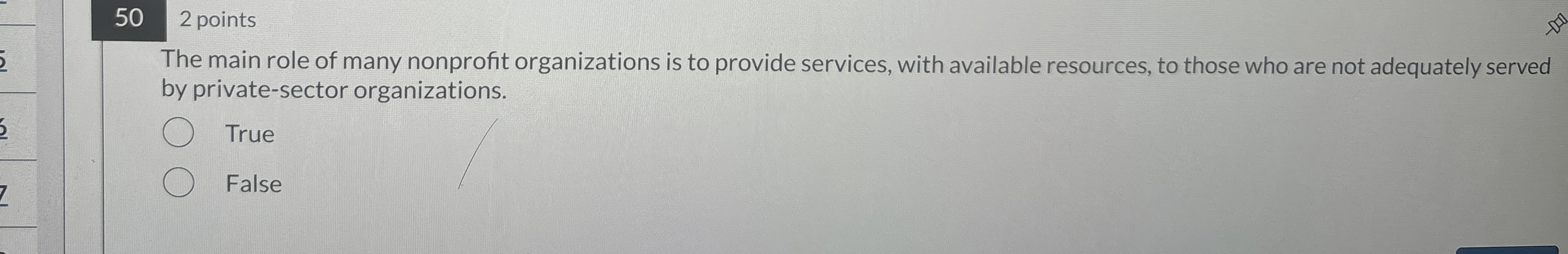 Solved 502 ﻿pointsThe main role of many nonprofit | Chegg.com