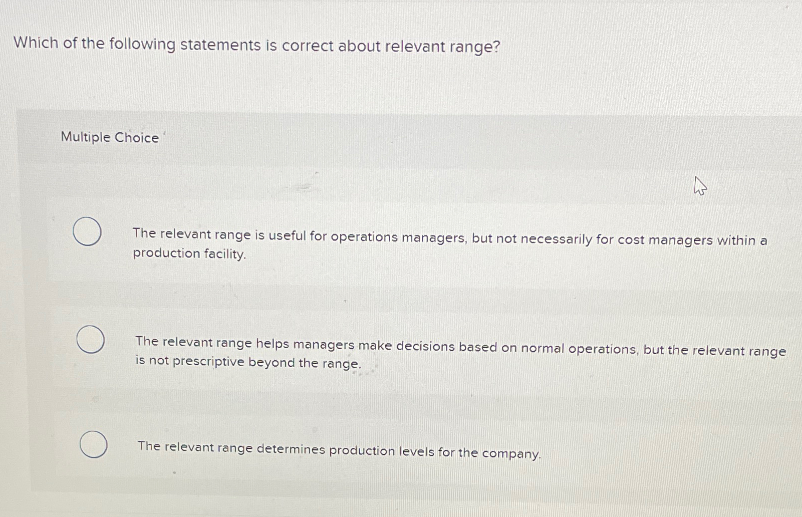 Solved Which of the following statements is correct about | Chegg.com