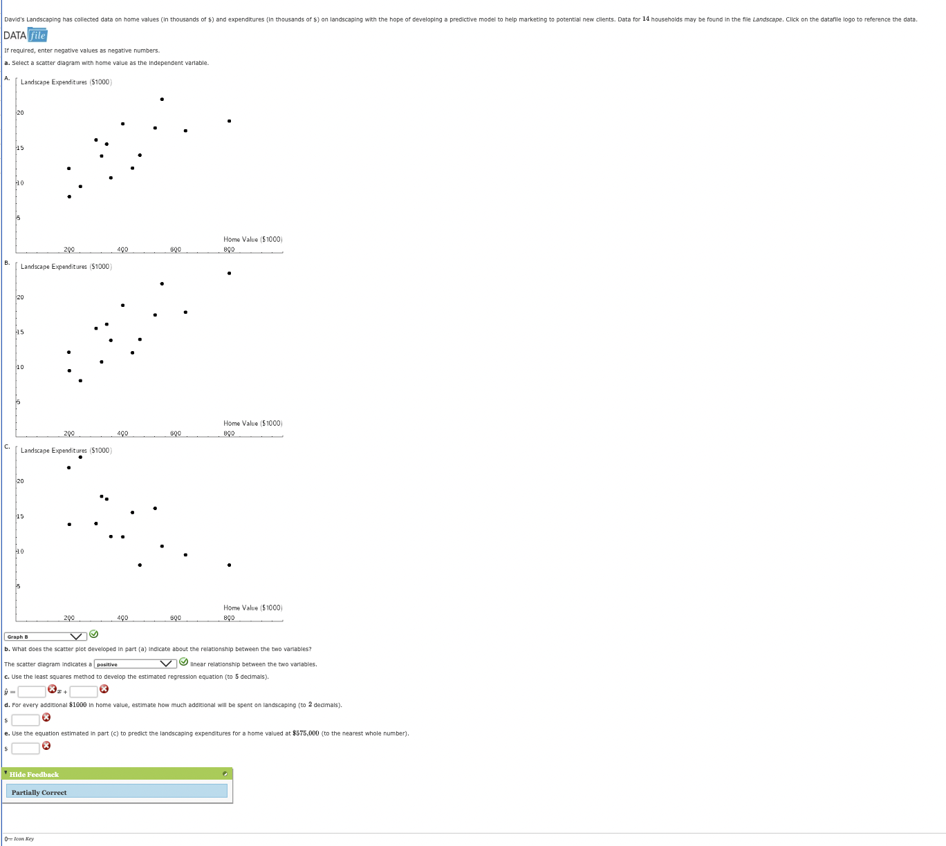 DATA f2ile If required, enter negative values as | Chegg.com