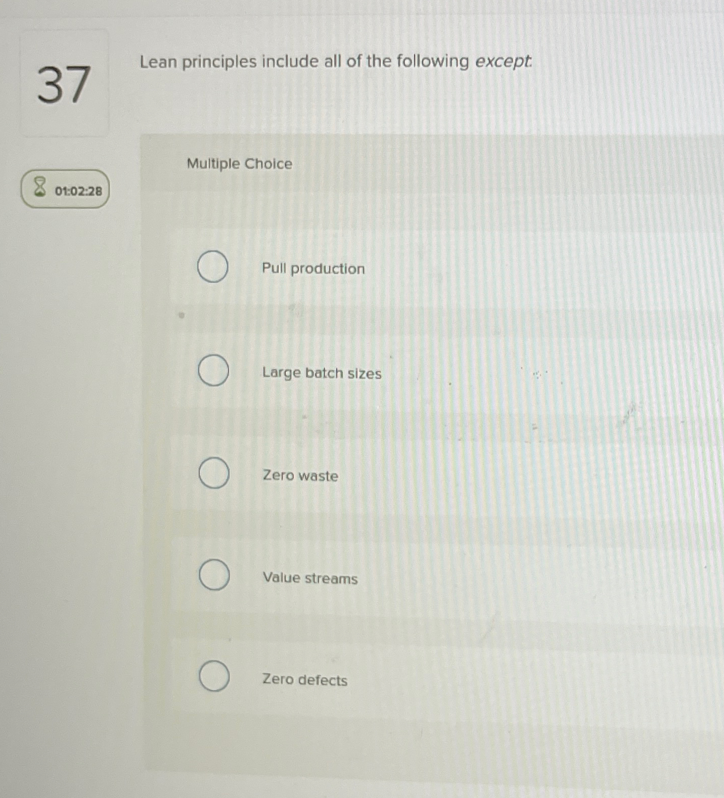 Solved 37Lean principles include all of the following | Chegg.com