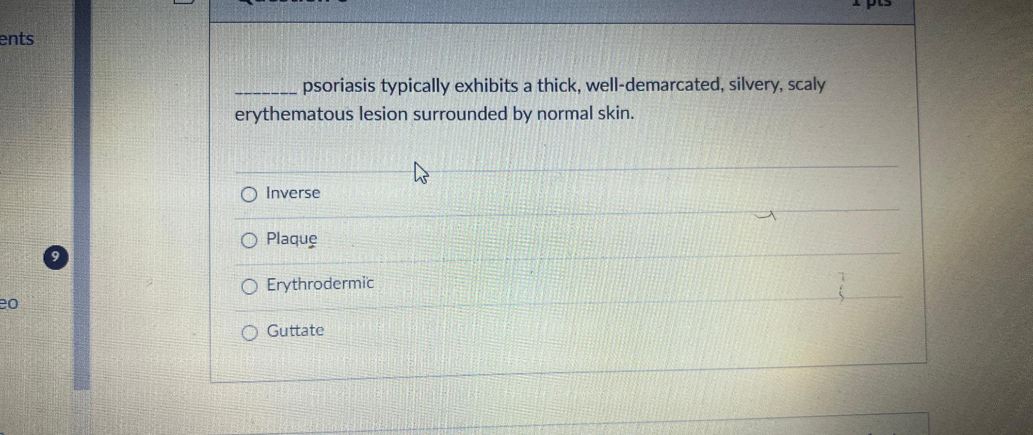 Solved psoriasis typically exhibits a thick, | Chegg.com