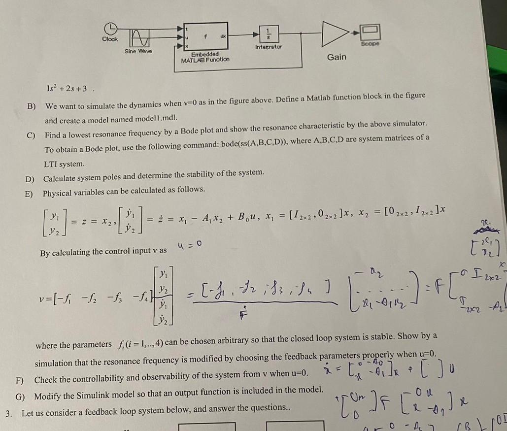 Solved 1. Explain how system analysis and controller design | Chegg.com