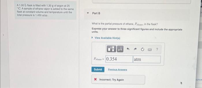 Solved A 1.00 L flask is filled with 1.30 g of argon at 25 | Chegg.com