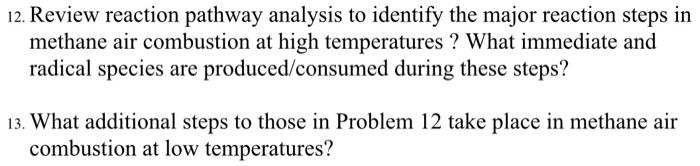 12. Review reaction pathway analysis to identify the | Chegg.com