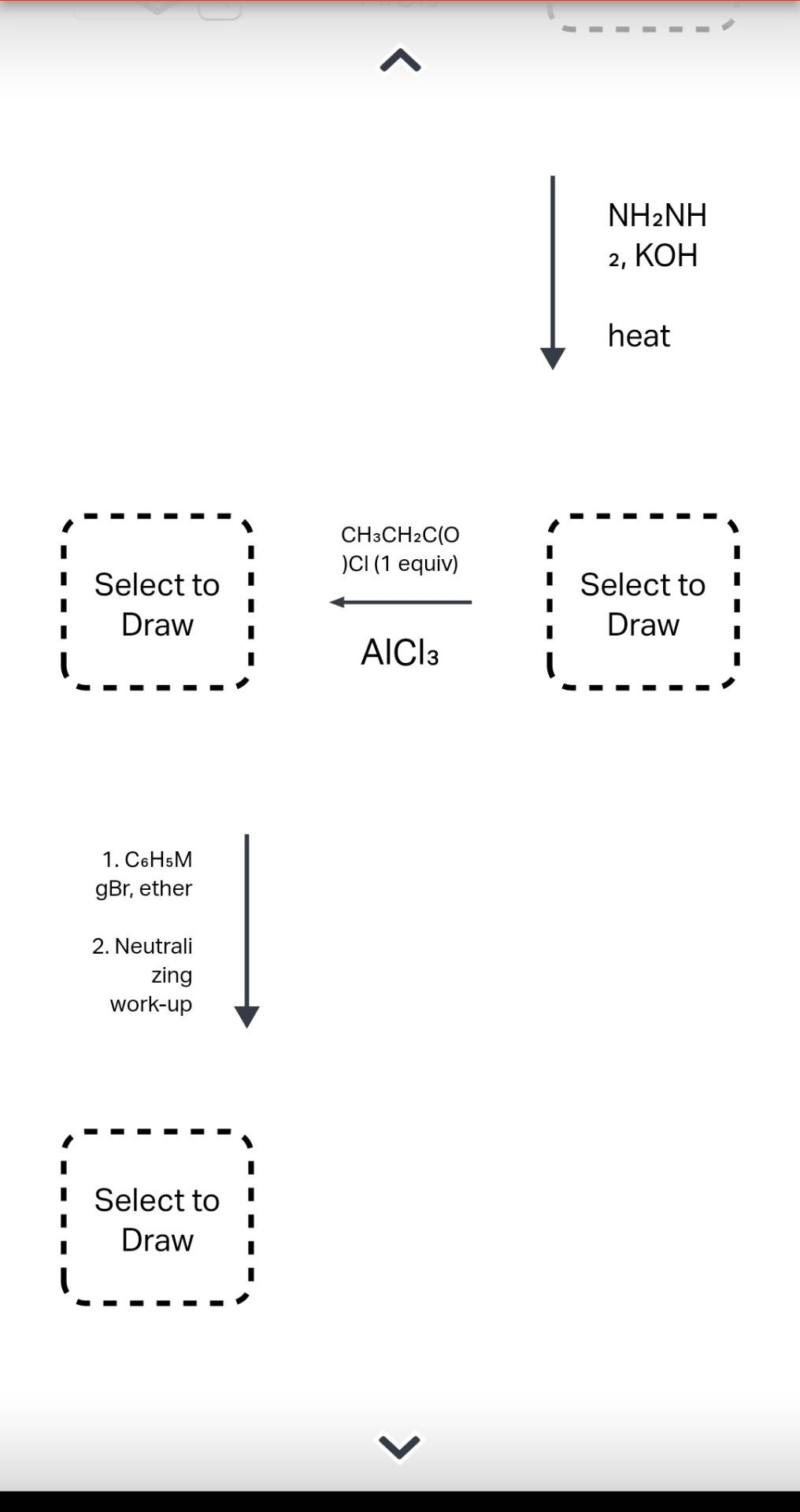 [Solved]: Draw the products of the four step reacti