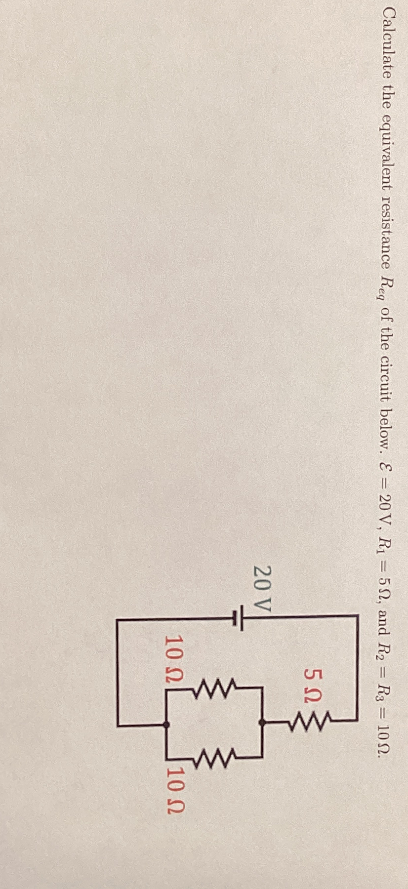 Solved Calculate the equivalent resistance Req ﻿of the | Chegg.com