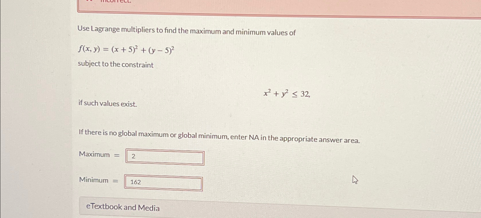 Solved Use Lagrange multipliers to find the maximum and | Chegg.com