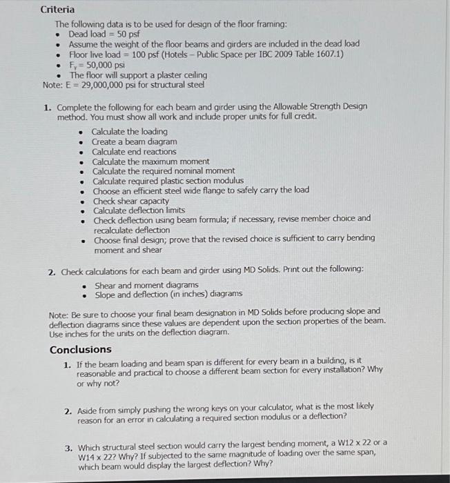 Solved Procedure In this activity you will design floor | Chegg.com