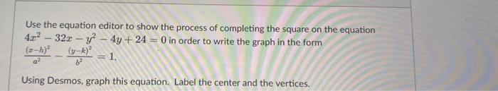 Solved Use the equation editor to show the process of | Chegg.com