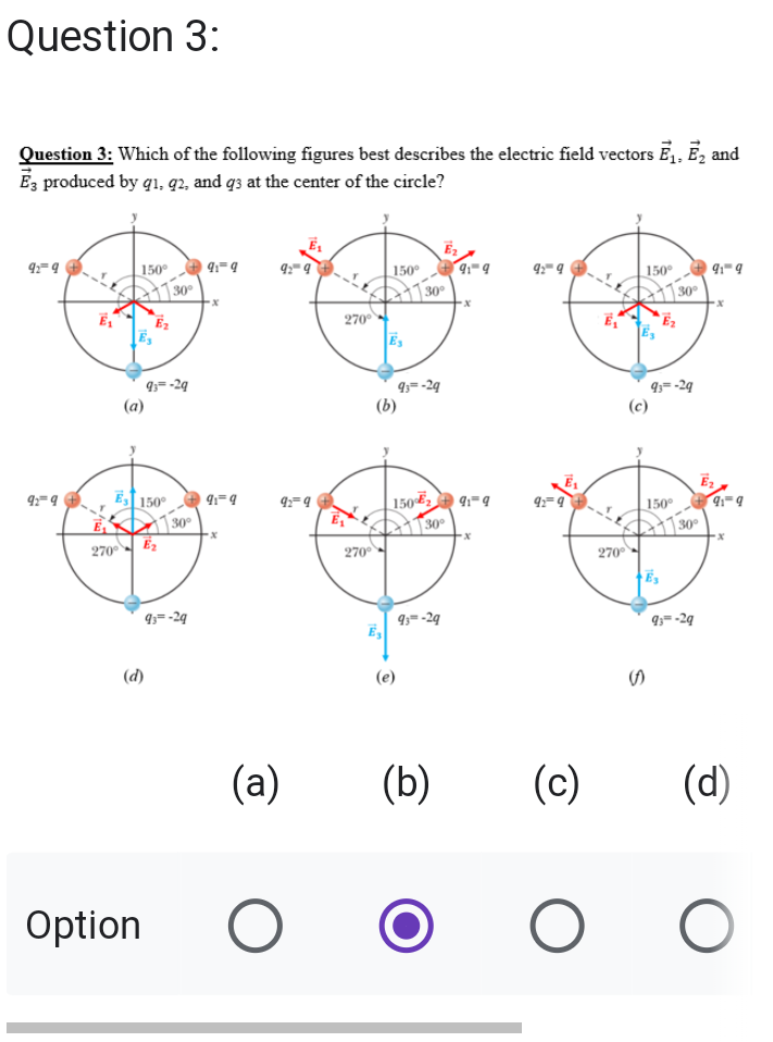 Solved Three point charges lie along a circle of radius r at | Chegg.com