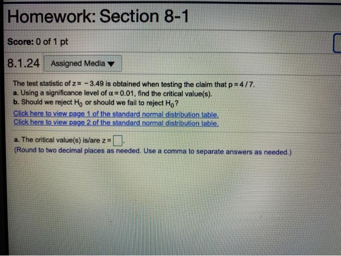 Solved Homework Section 8 1 Score 0 Of 1 Pt 8 1 24