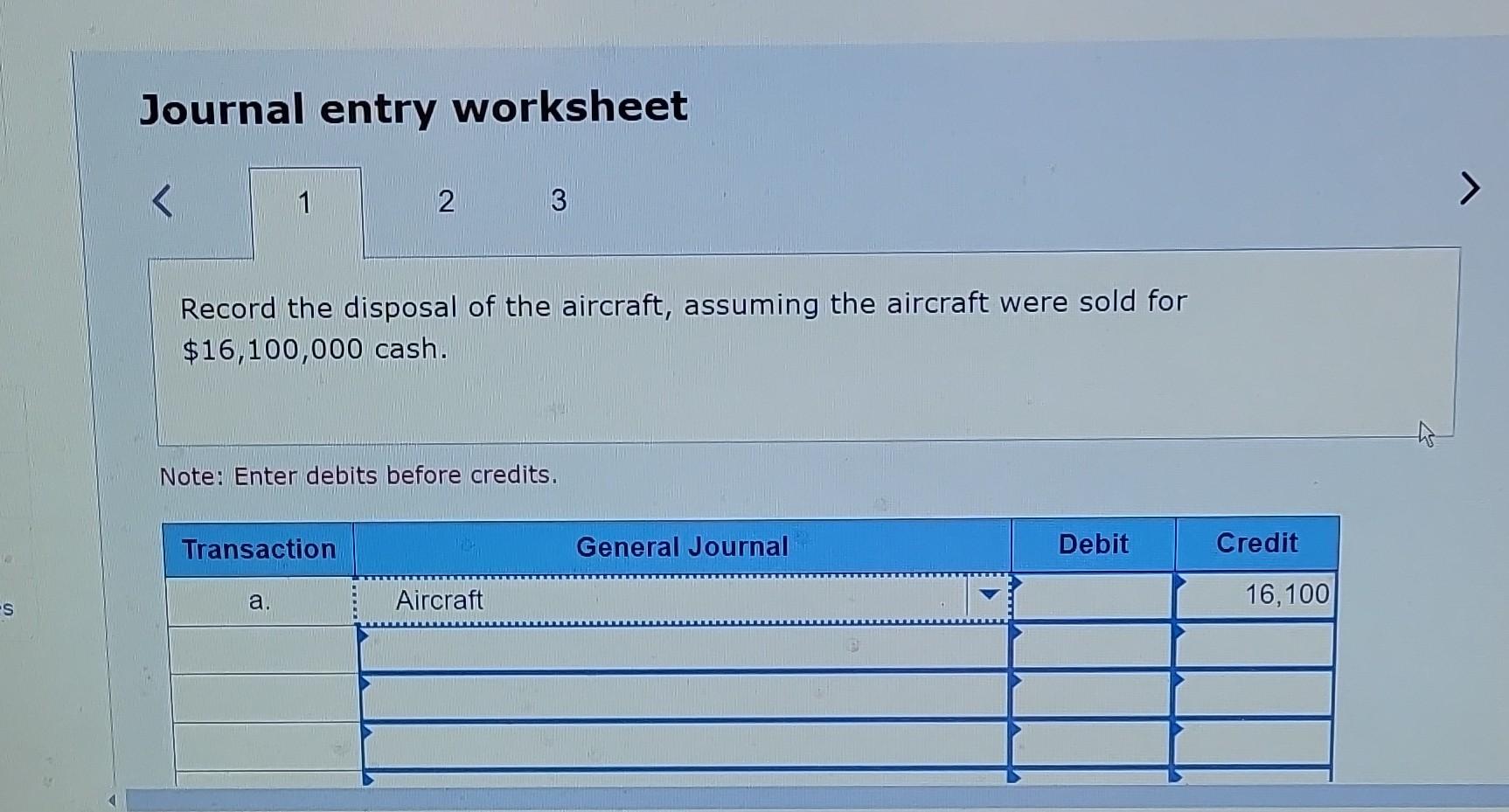 Solved Journal entry worksheet Record the disposal of the | Chegg.com