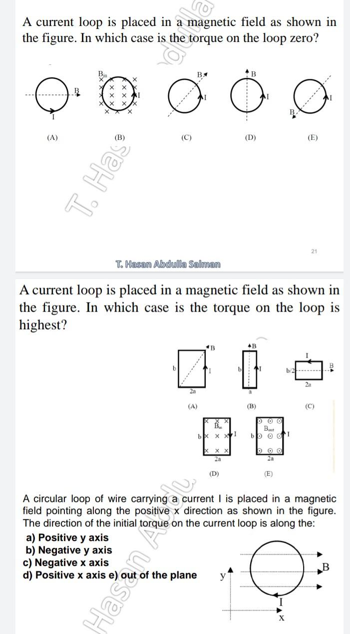 Solved O Q10: A bar of length L and is free to slide without | Chegg.com