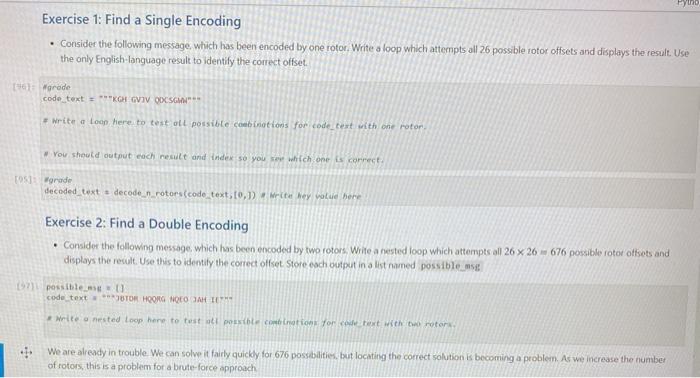 Exercise 1: Find a Single Encoding • Consider the | Chegg.com