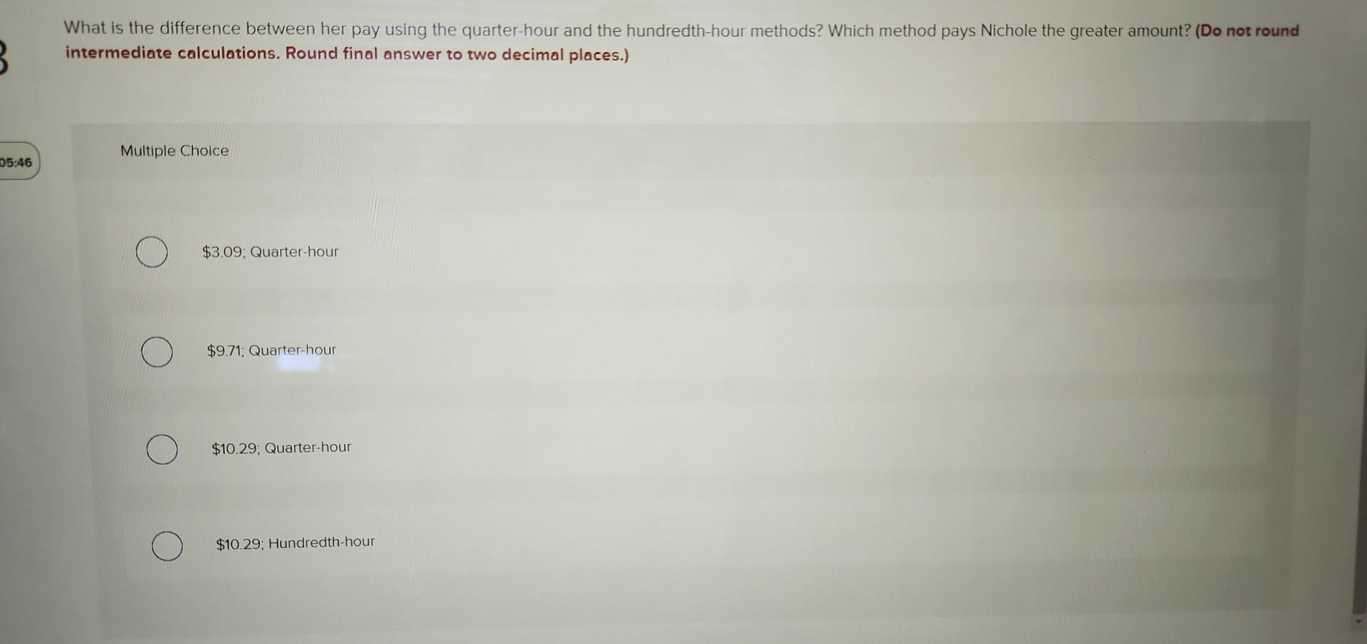 Solved Nichole is an hourly employee who earns $17.65 per | Chegg.com