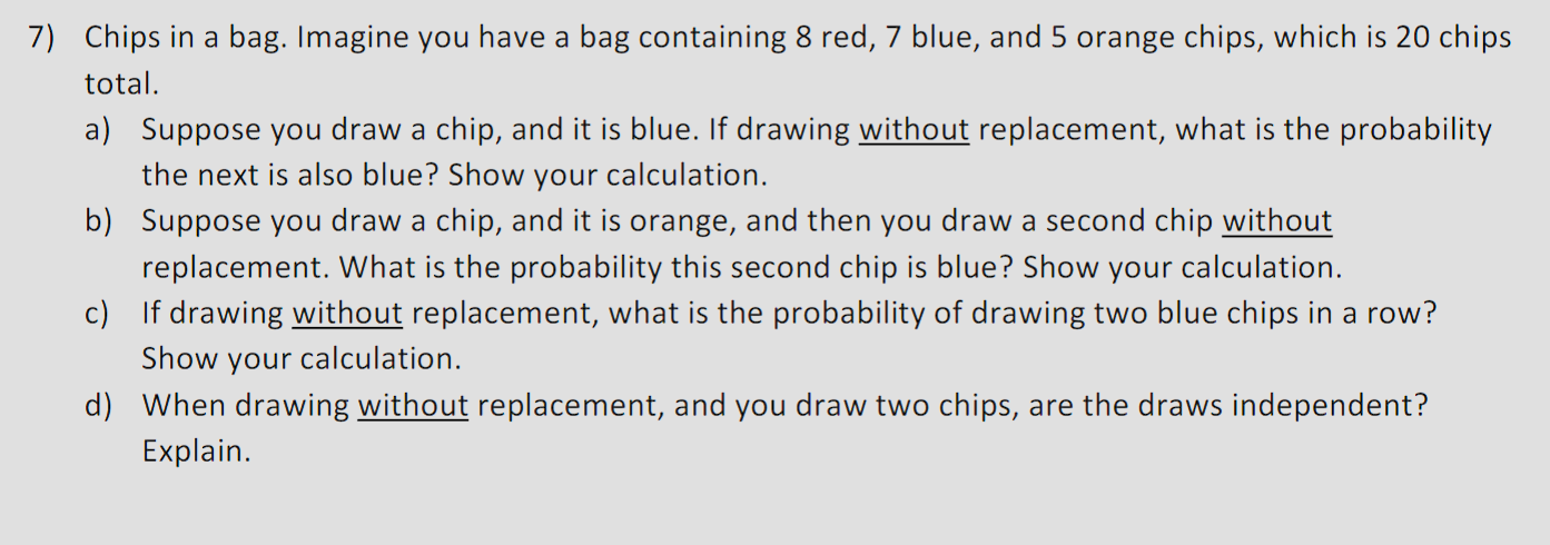 Solved please show work in steps without skipping any | Chegg.com