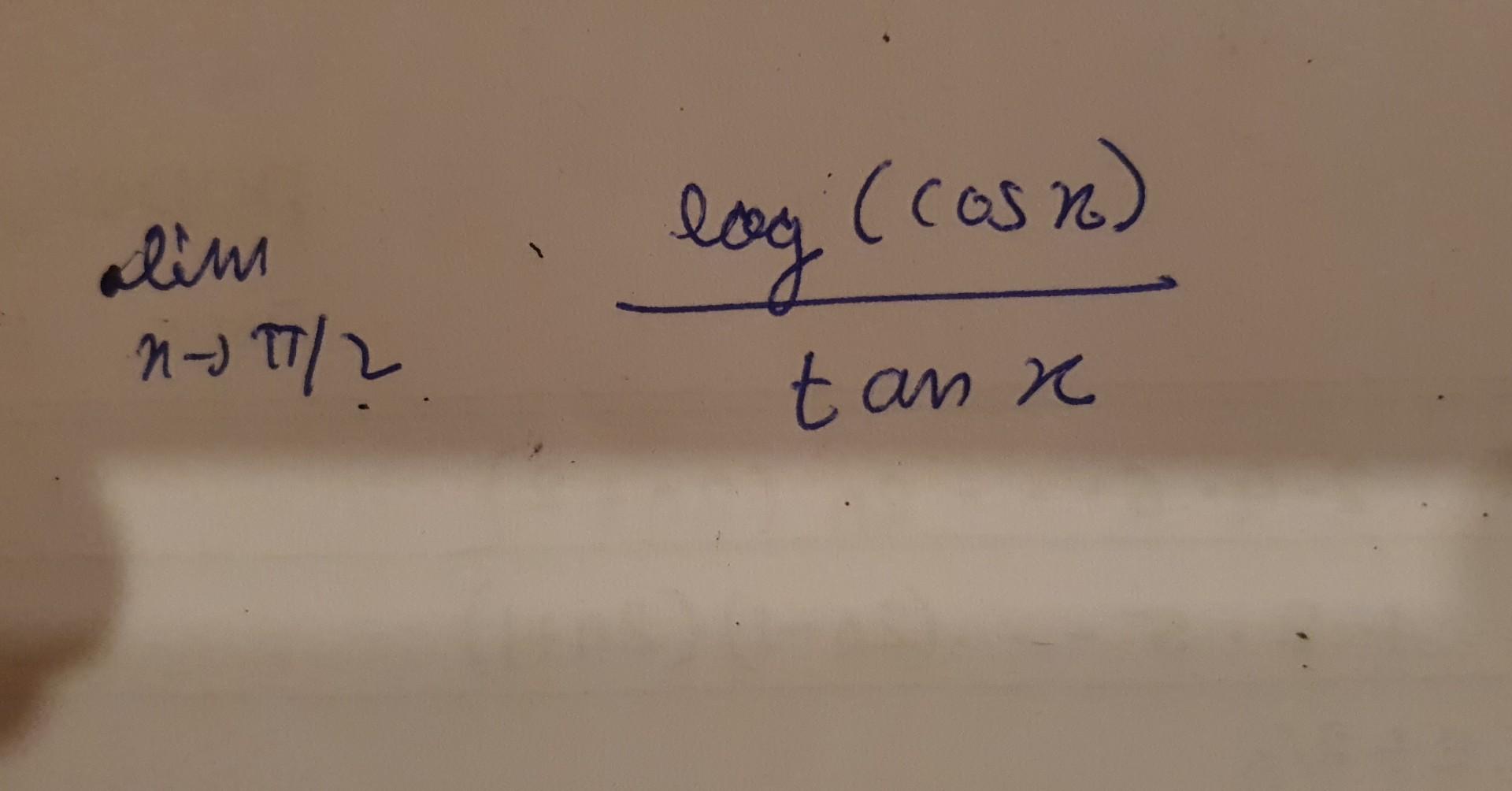 Solved tanxlog(cosx) | Chegg.com