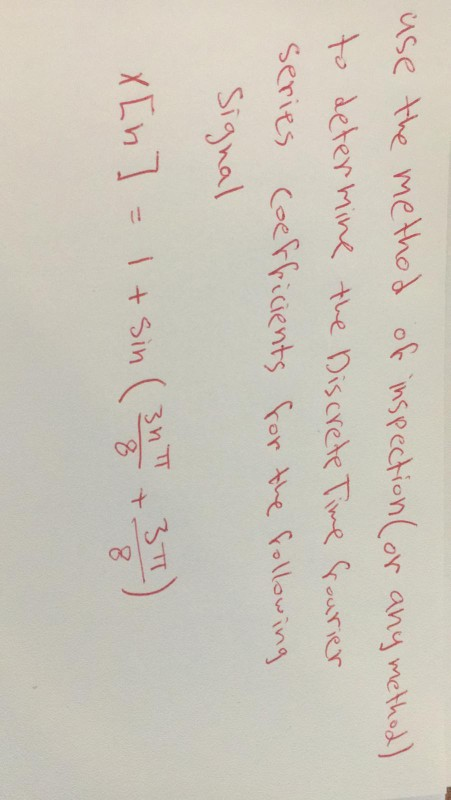 Solved use the method of inspection (or any method) to | Chegg.com