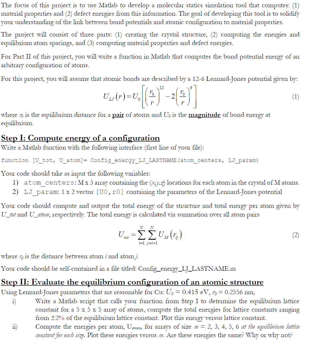 Solved The focus of this project is to use Matlab to develop | Chegg.com