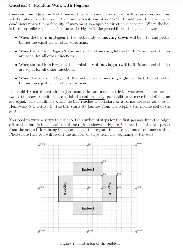 Solved kindly solve random walk problem using matlabQuestion | Chegg.com