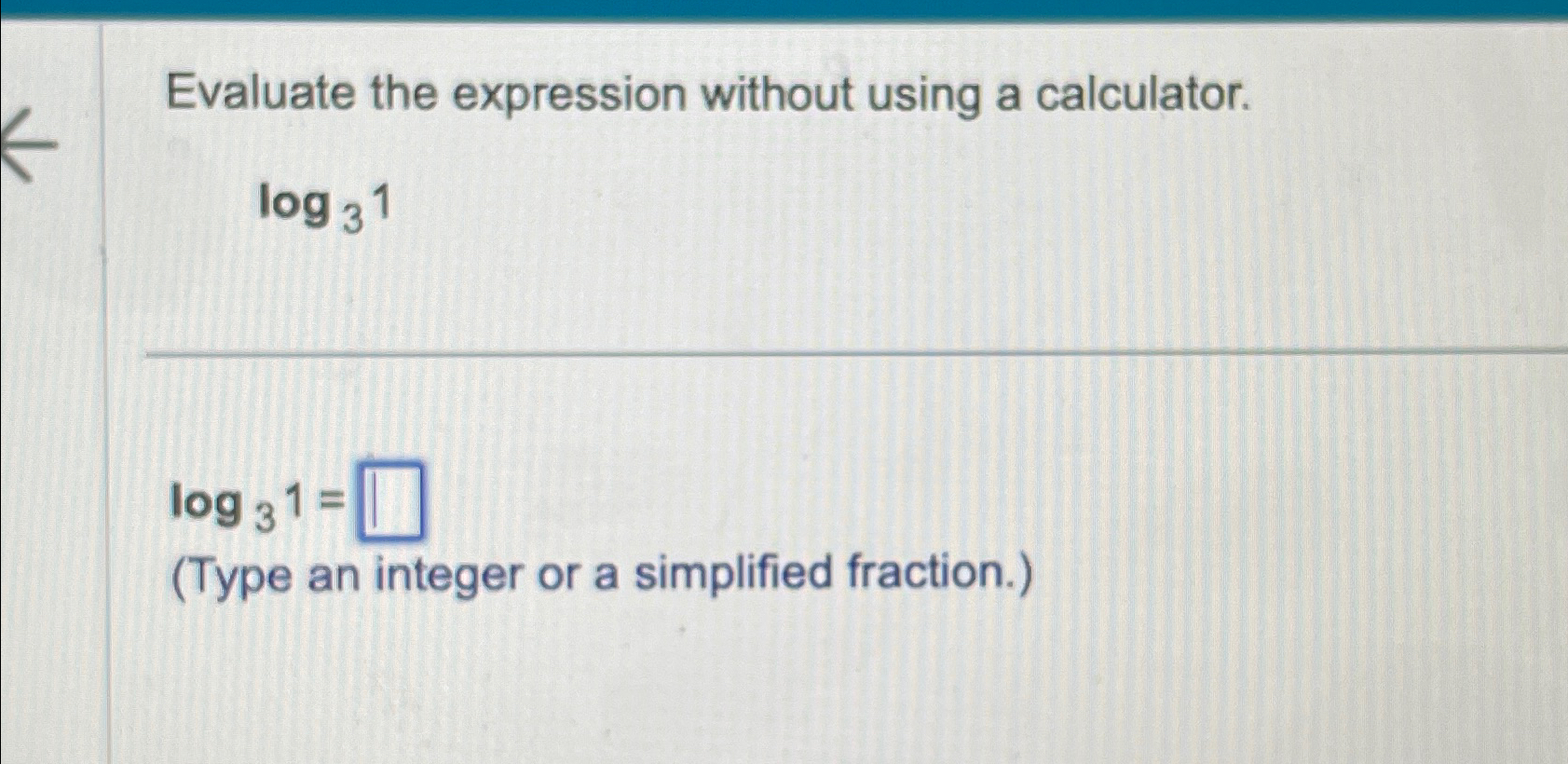 Solved Evaluate the expression without using a | Chegg.com